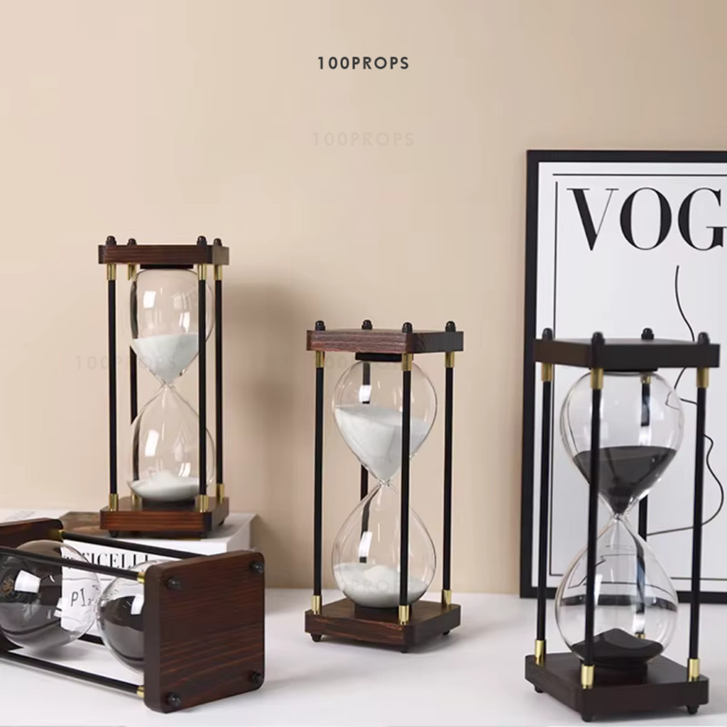 Jual Olden Hourglass Timer – Vintage Decorative Sand Clock 15/30/60 ...