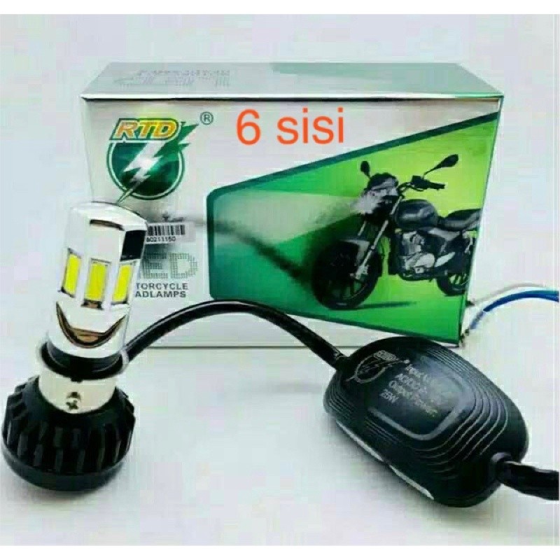 Jual RTD lampu LED 6 sisi lampu depan LED asli RTD RAYTON universal NEWW | Shopee Indonesia