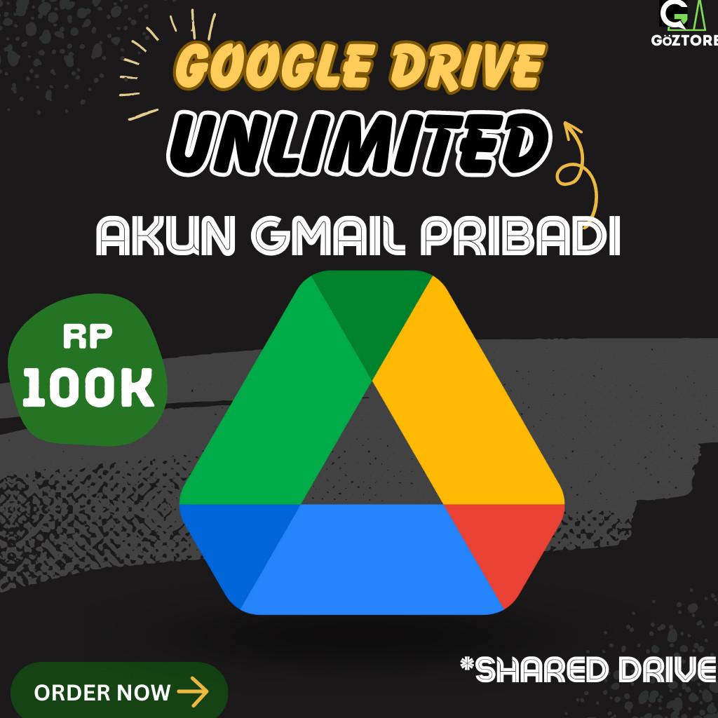 Jual Google Drive Email Pribadi Gmail Gdrive Unlimited Storage Lifetime ...