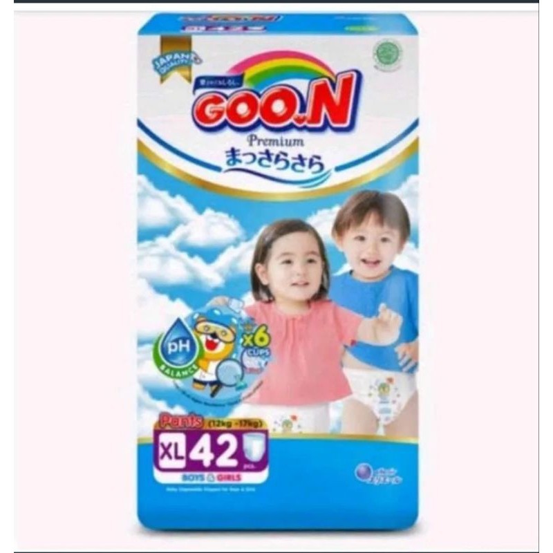 Jual popok baby goon premium pants XL42/popok goon diapers | Shopee Indonesia
