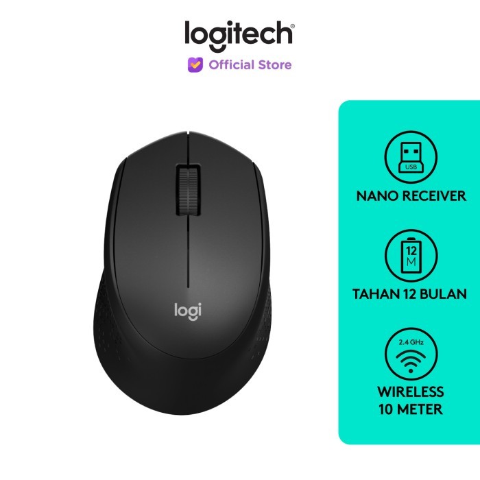 Jual Logitech M275 Wireless Mouse - Black | Shopee Indonesia