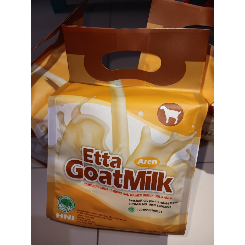 Jual Etta Goat Milk EGM Aren Hni - Isi 10 Sachet | Shopee Indonesia