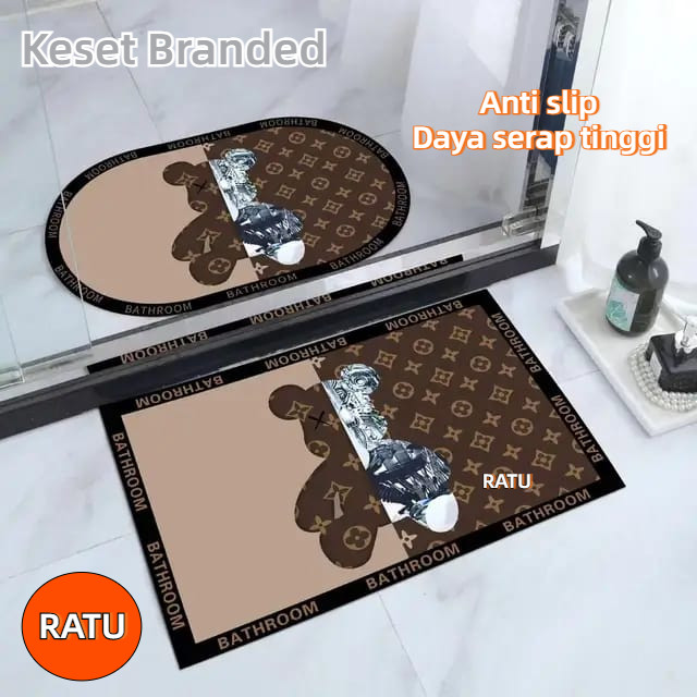 Jual Keset Lantai Anti Slip Keset BRANDED Keset Kaki Serap Air Keset ...