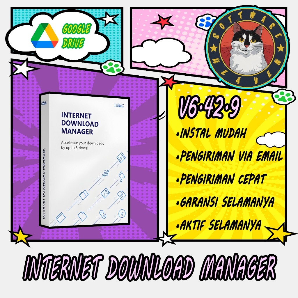Jual IDM Internet Download Manager v6.42 Build 9 Full Version (Versi Terbaru) | Shopee Indonesia