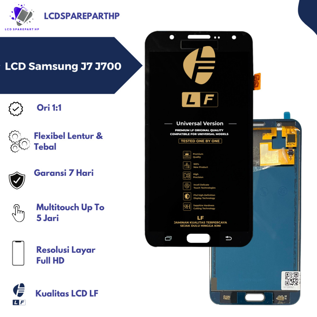 Jual LCD Samsung J7 J700 Fullset Touchscreen | Shopee Indonesia