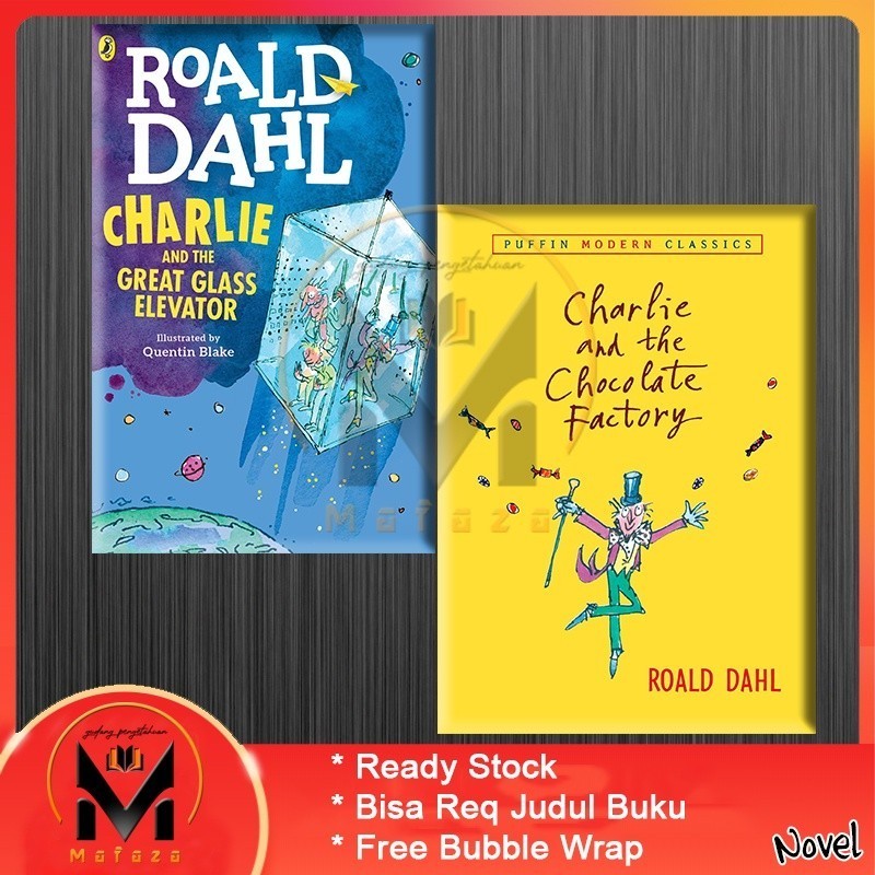 Jual Charlie and the Chocolate Factory & The Great Glass Elevator ...