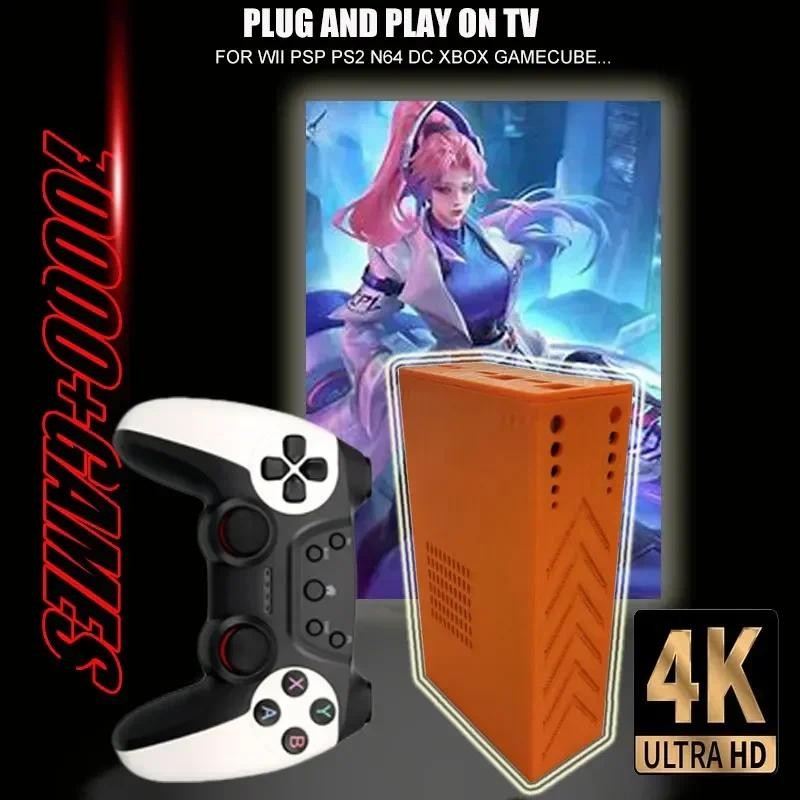 Jual Kid Gift Retro 500GB Super Game Console Y3 Batocera 3865U 70000+Games For Wii PS2 PSP ...