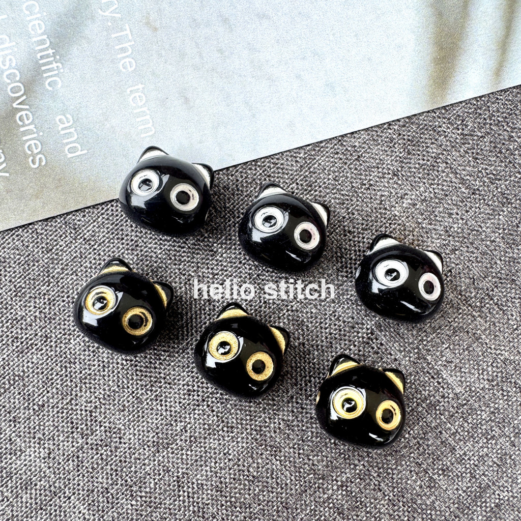 Jual 10 gr Manik-manik Akrilik - BLACK CAT KUCING HITAM | Shopee Indonesia