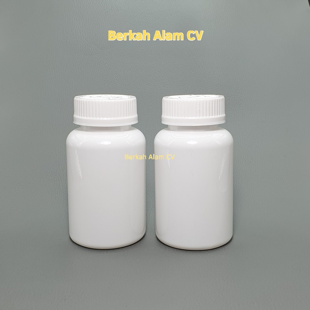 Jual Botol Kapsul 170 Ml Herbaco Putih Tutup Centrum Ulir Press Dof / Botol Obat / Botol Tablet ...