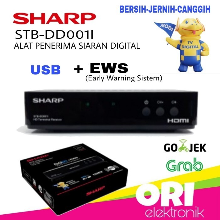 Jual SHARP SET TOP BOX / ALAT PENERIMA SIARAN TV DIGITAL STB-DD001I ...