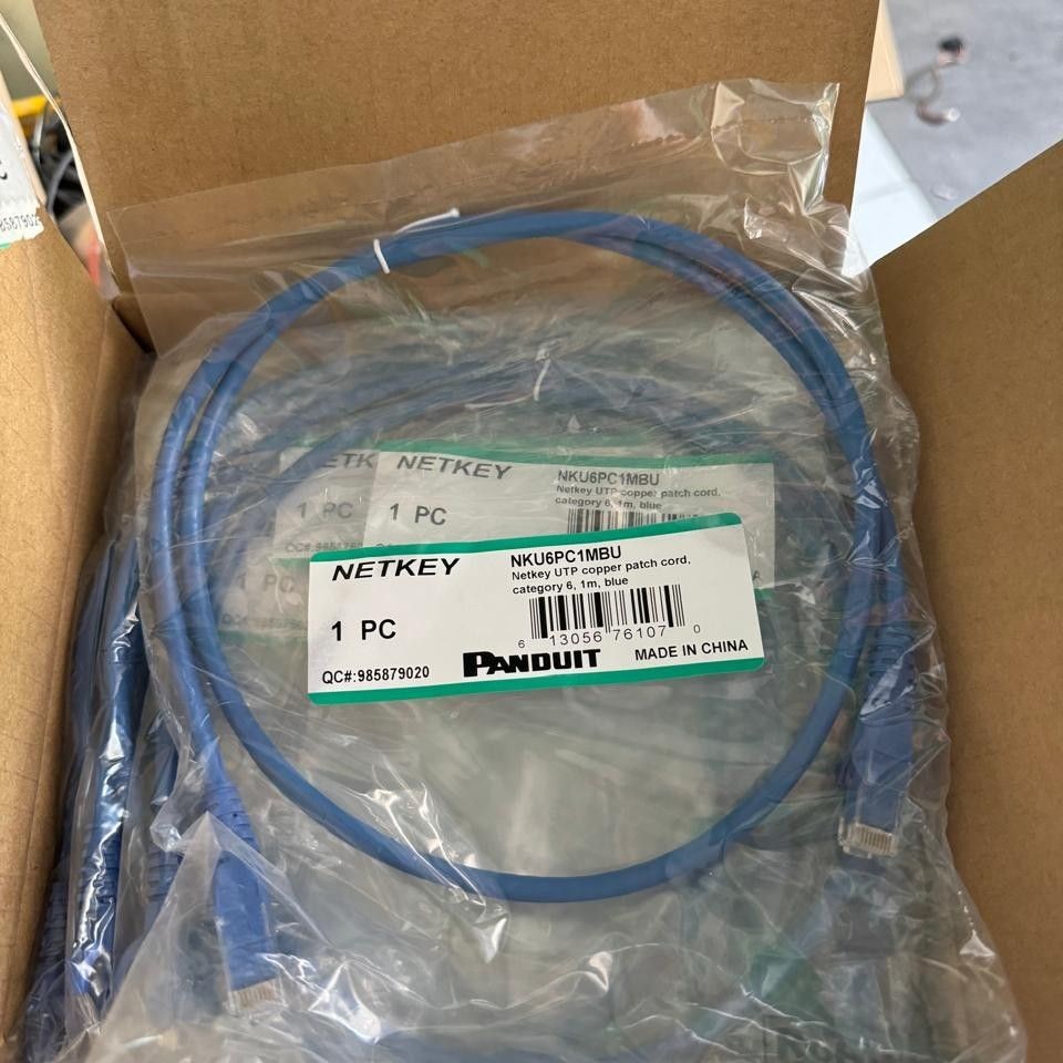 Jual Kabel LAN Cat 6 Panjang 1 Meter Panduit NKU6PC1MBU | Shopee Indonesia