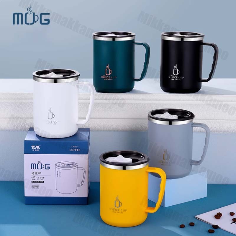 Jual 500ML Mug Portable Anti Tumpah Kopi Atau Teh Stainless Steel 304 ...