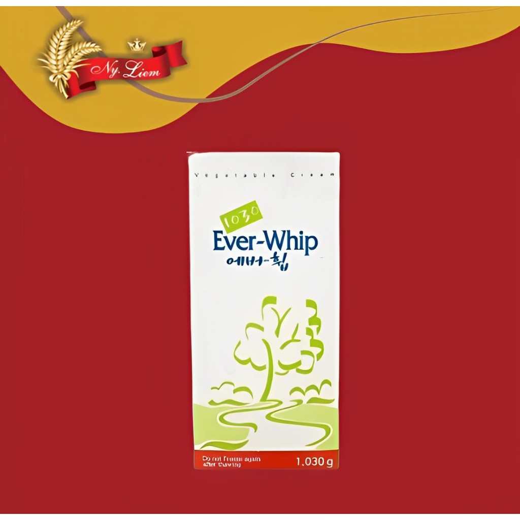 Jual EVER-WHIP SUGAR FREE Whipping Cream 1030 gram | Shopee Indonesia