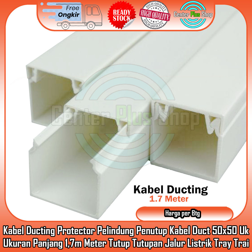 Jual Kabel Ducting Protector Pelindung Penutup Kable Duct PSD 50x50 ...
