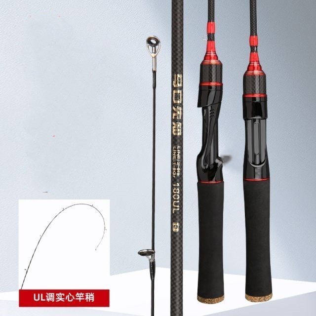 Jual Joran UL ultralight 2-6lb 168 180 198 Carbon Solid Tip Spinning | Shopee Indonesia