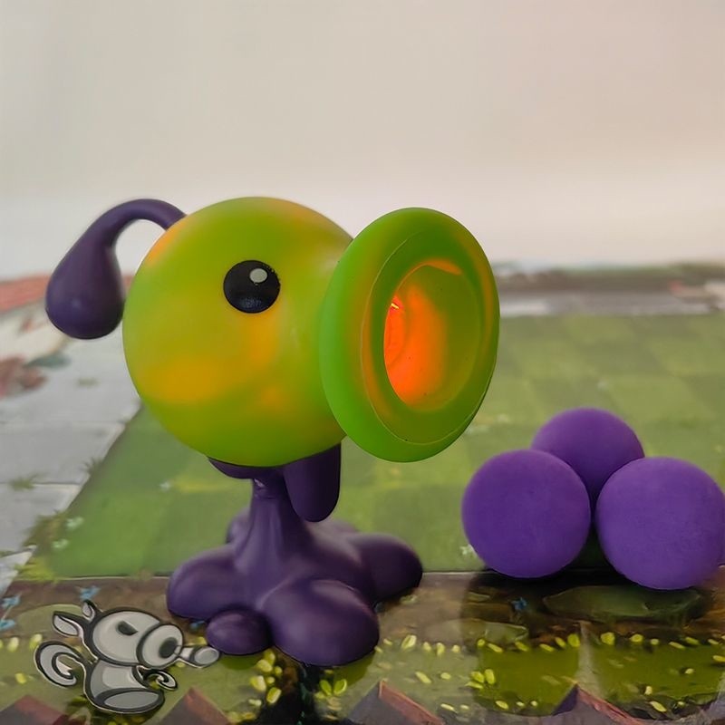 Jual Plants Vs Zombies Peashooter Luminous Toy Full Set Pea Shooter ...
