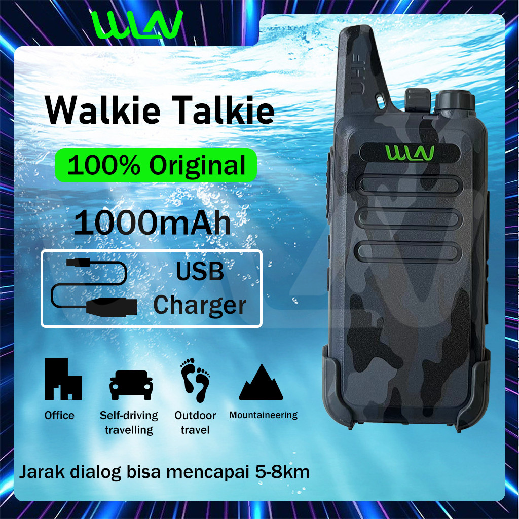 Jual ht wlan handy talky jarak jauh 6Warna UHF Handy Talky TWO WAY ...