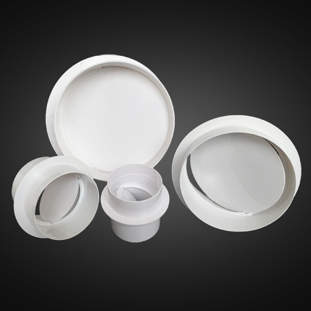 Jual 80-150mm PVC Round Pipe Draft Blocker Backdraft Damper One Way ...