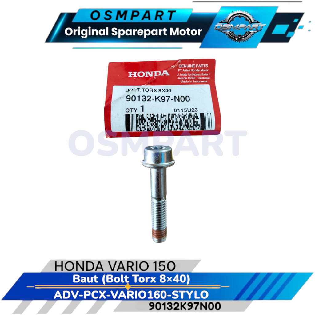 Jual BAUT BOLT TORX 8X40 ADV PCX VARIO STYLO 150 160 HONDA 90132K97N00 ...