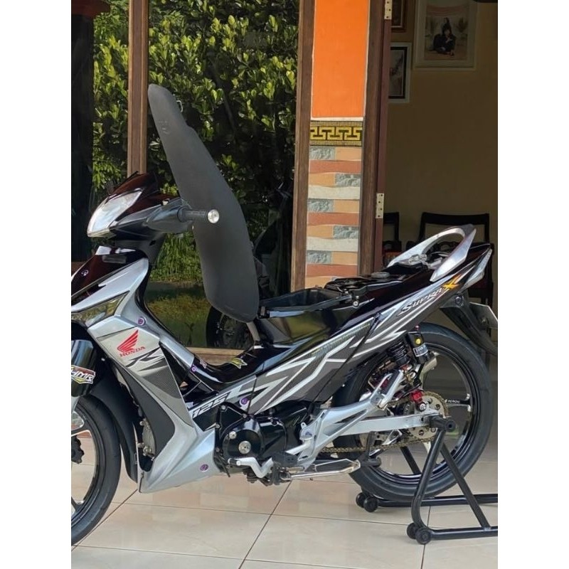 Jual Striping lis sticker standar ori honda supra x 125 2012 hitam ...