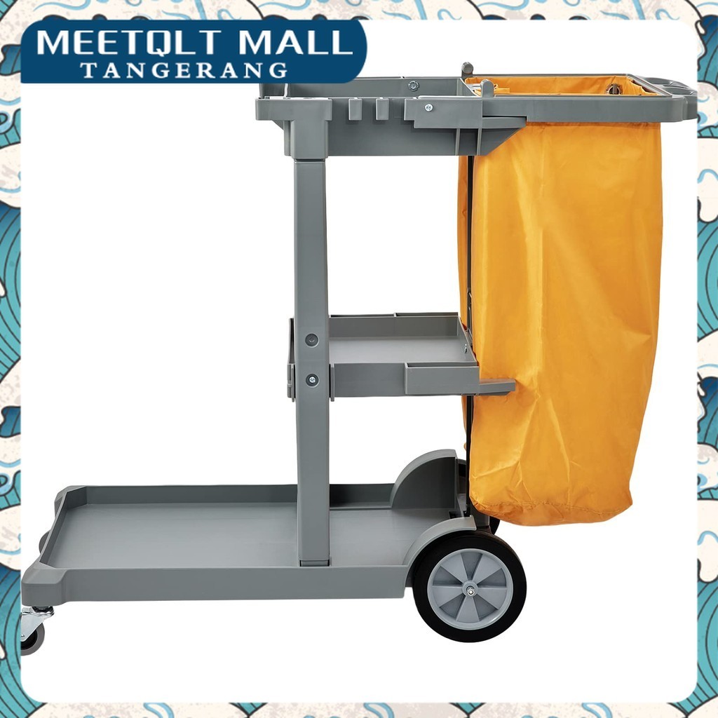 Jual Bag Yellow Janitor Cart Kantong Janitor untuk Janitorial Kantong ...