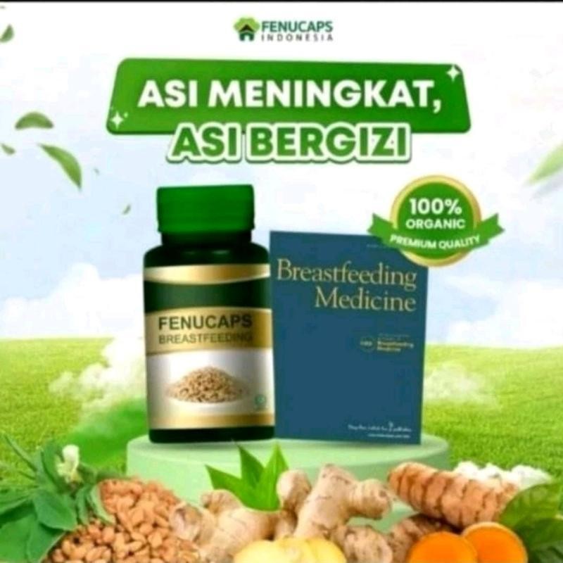 Jual Fenucaps asi booster | pelancar Asi ( 100 Kap) | Shopee Indonesia