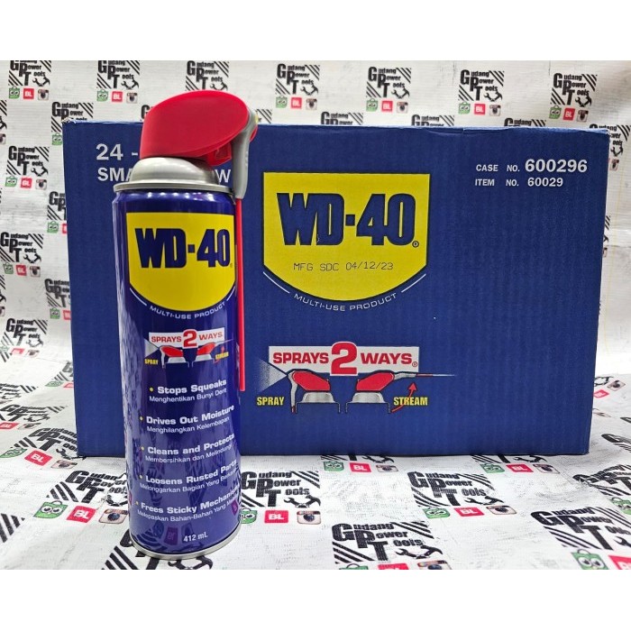 Jual WD 40 WD40 PELUMAS ANTI KARAT - WD412ml 2WAY | Shopee Indonesia