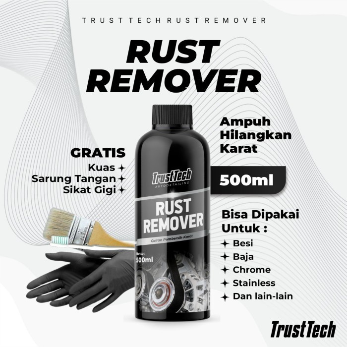 Jual cairan pembersih Karat Mesin Motor Mobil Besi Baja Rush Remover 500 ml | Shopee Indonesia