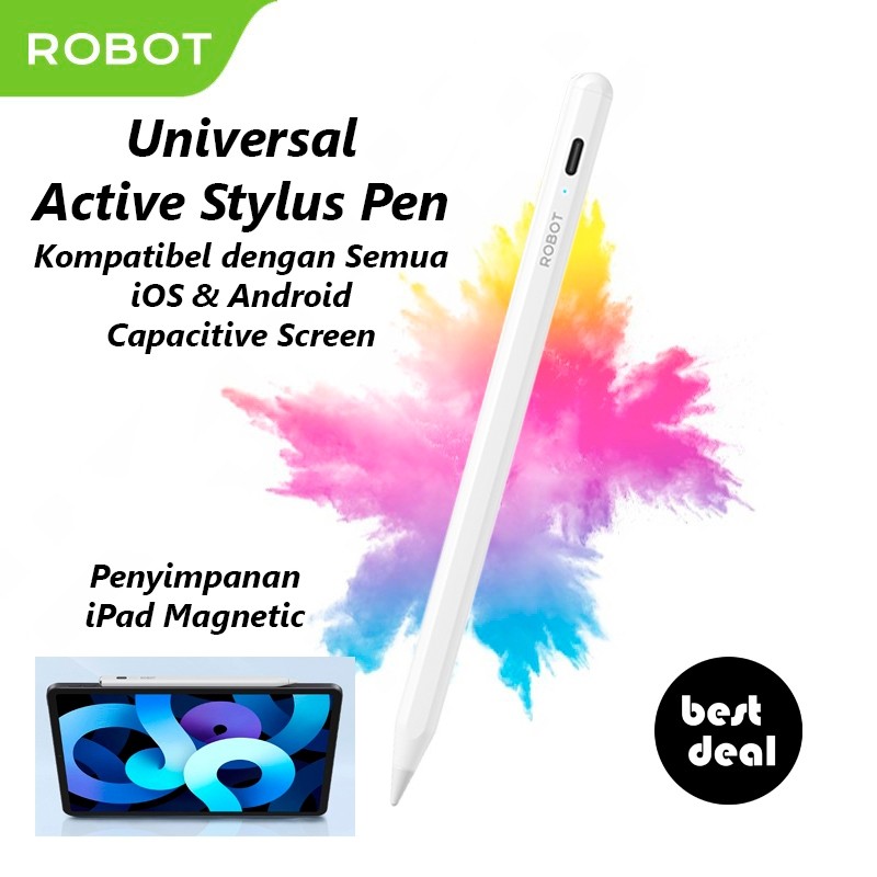 Jual Robot RSP10 Universal Active Stylus Pen for iPhone iPad Pro Mini ...