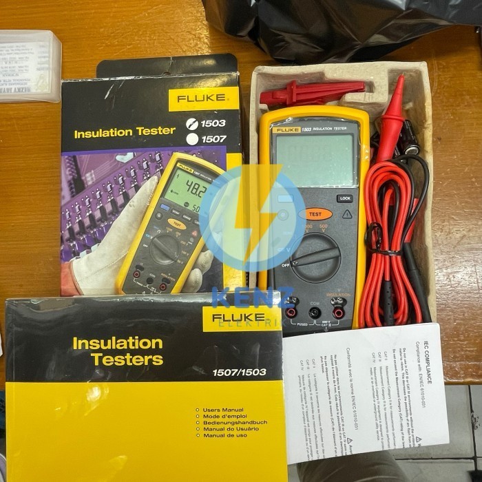 Jual FLUKE 1503 INSULATION RESISTANCE TESTER original | Shopee Indonesia