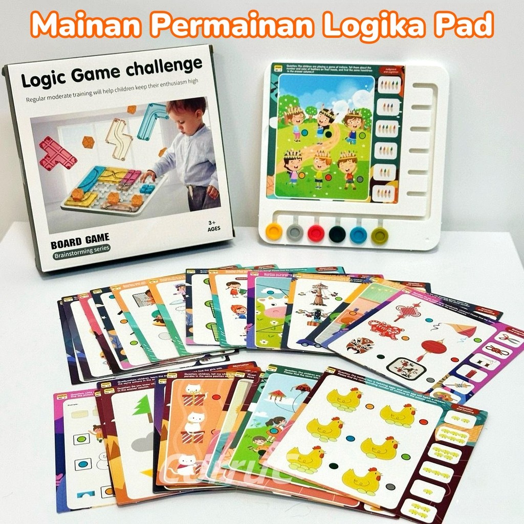 Jual Mainan Permainan Logika Board Logic Game Preschool Educational Pad ...
