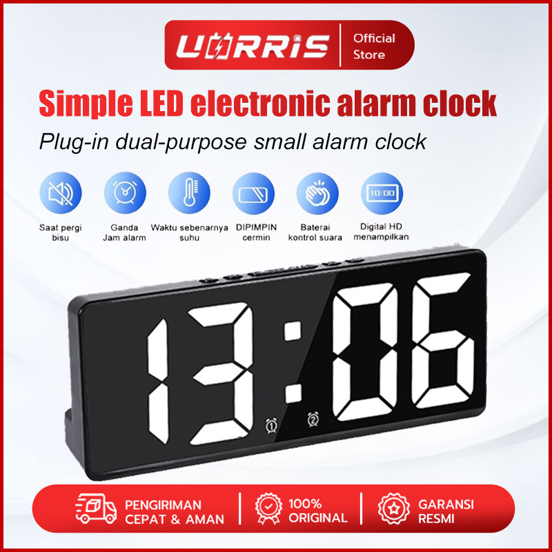 Jual UORRIS Jam Meja Digital Led - Weker Table | Shopee Indonesia