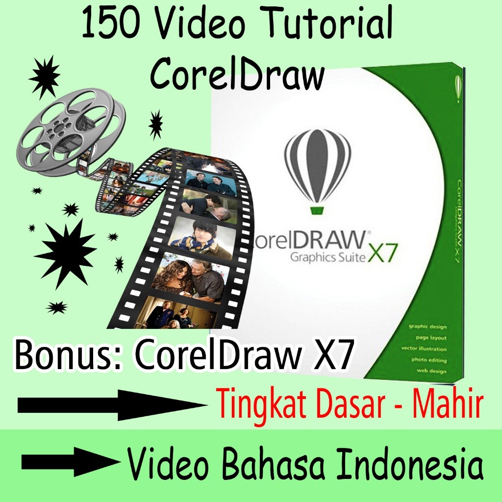 Jual Mahir Corel Draw - 150 Tutorial Belajar Corel Draw Tingkat Dasar - Mahir - Video berbahasa ...