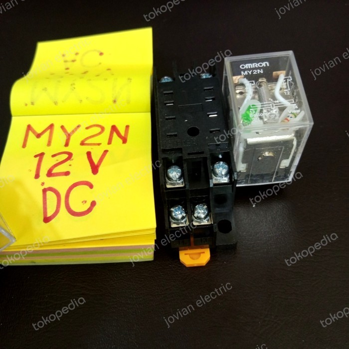 Jual BO99 set relay Omron my2n/my2 12vdc plus soket - set my2n 12v | Shopee Indonesia
