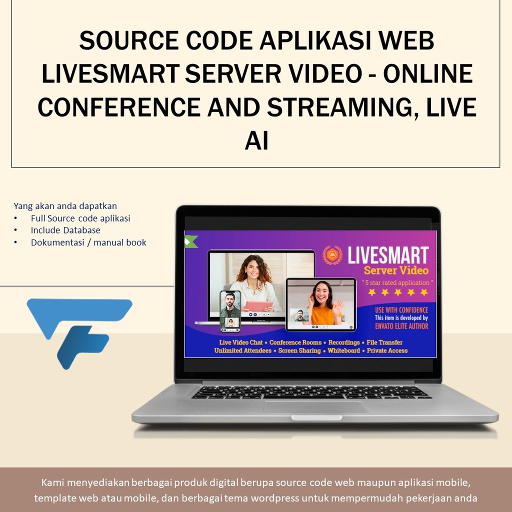 Jual SOURCE CODE APLIKASI WEB LIVESMART SERVER VIDEO - ONLINE CONFERENCE AND STREAMING, LIVE AI ...