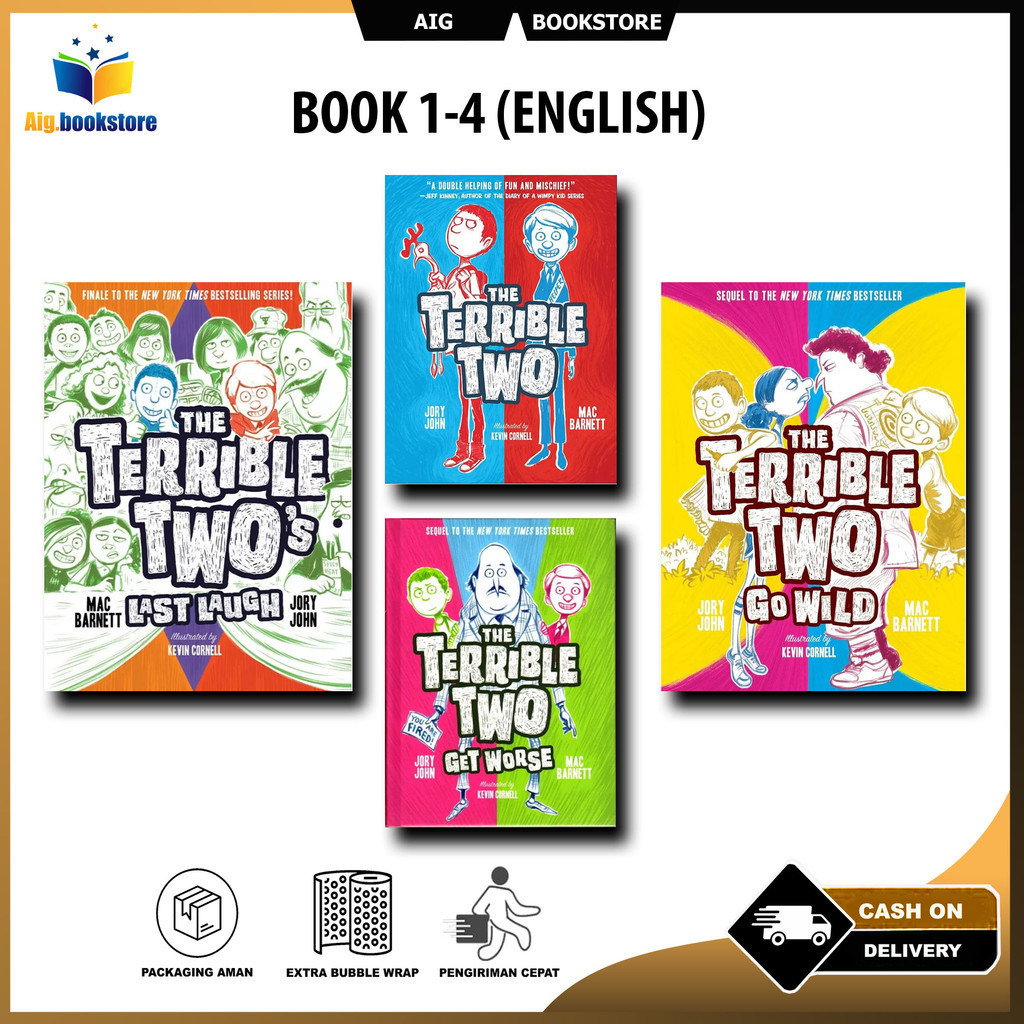 Jual The Terrible Two, Book 1-4 by Mac Barnett (English) | Shopee Indonesia