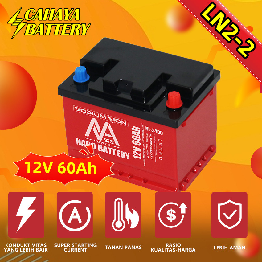 Jual Aki Mobil Nano Battery / Aki Mobil Sodium Ion / Aki Mobil NA-1260S ...
