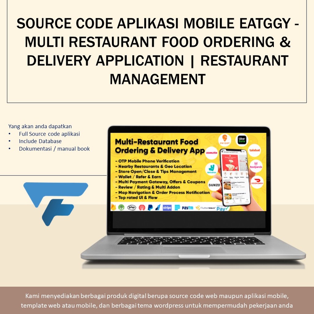 Jual SOURCE CODE APLIKASI MOBILE EATGGY - MULTI RESTAURANT FOOD ORDERING & DELIVERY APPLICATION ...