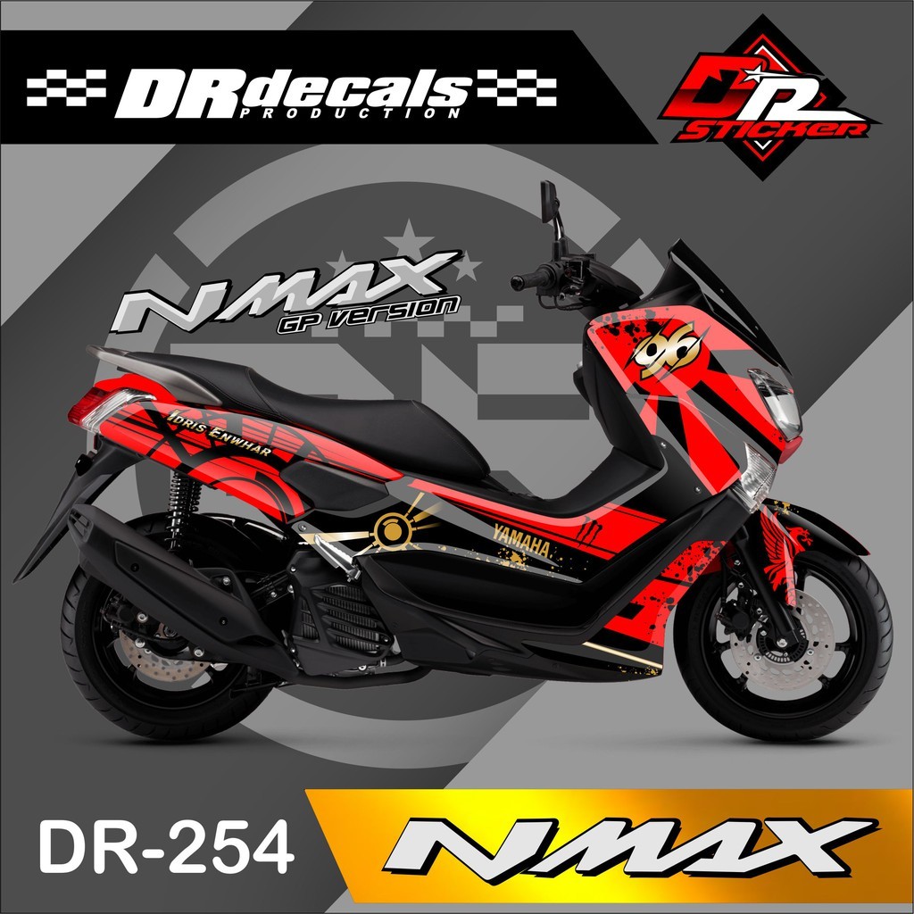 Jual Decal Sticker Nmax 155 - Sticker Decal Nmax 155 Full Body Desain ...
