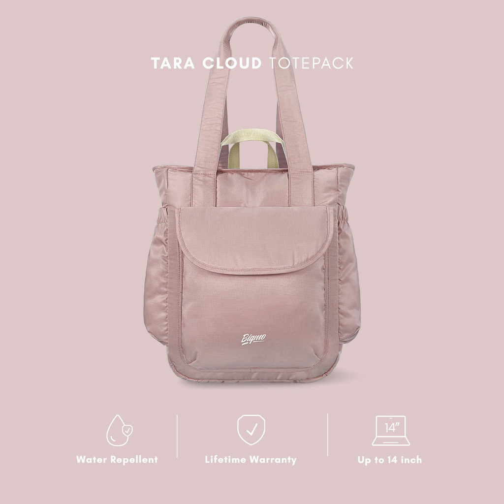 Jual Bigmo Tara Cloud Totepack Tas Ransel-Tas Jinjing Wanita Sekolah Kuliah Kerja Water ...
