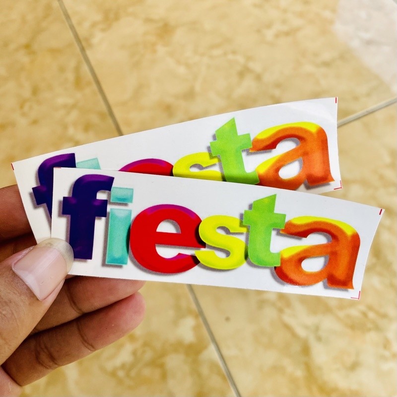 Jual Cetak Kilat - - Stiker Fiesta sticker motor hp laptop vynil anti ...