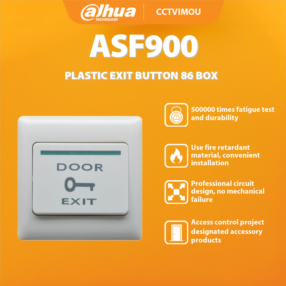 Jual DAHUA ASF900 PLASTIC EXIT BUTTON BOX / TOMBOL KELUAR | Shopee ...