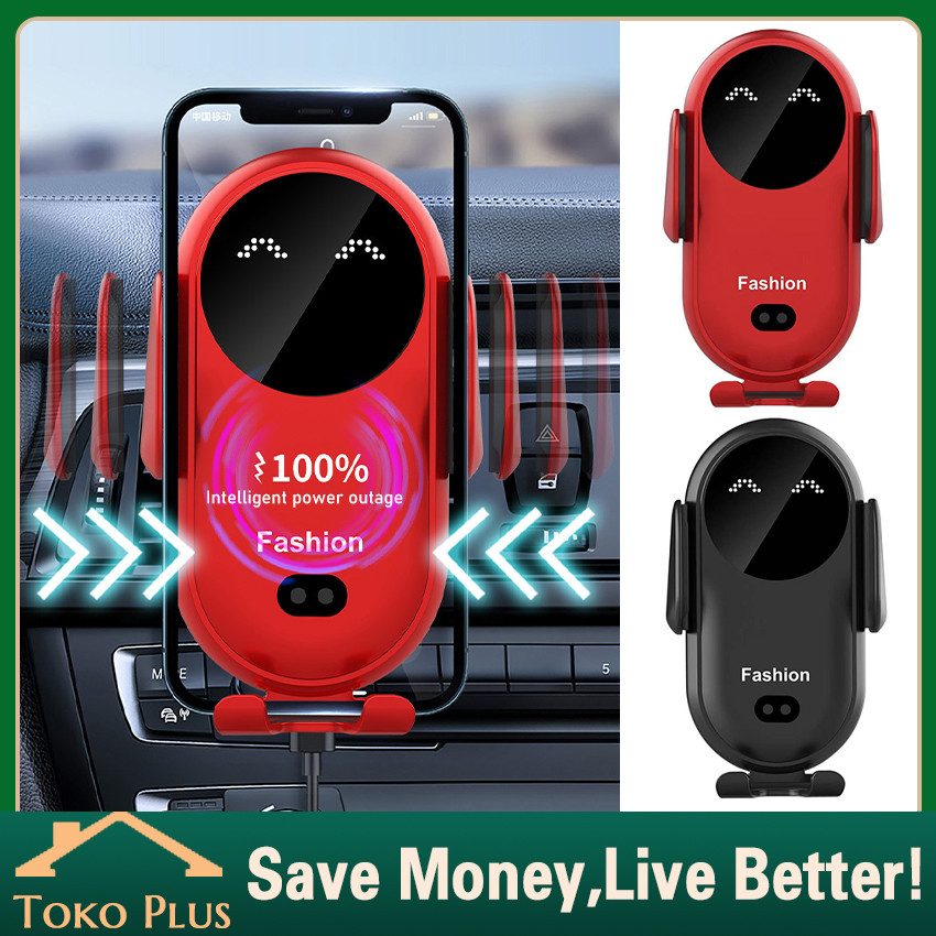 Jual Car Wireless Charger Mobil Holder 15W Fast Magnetic Charger Mobil ...