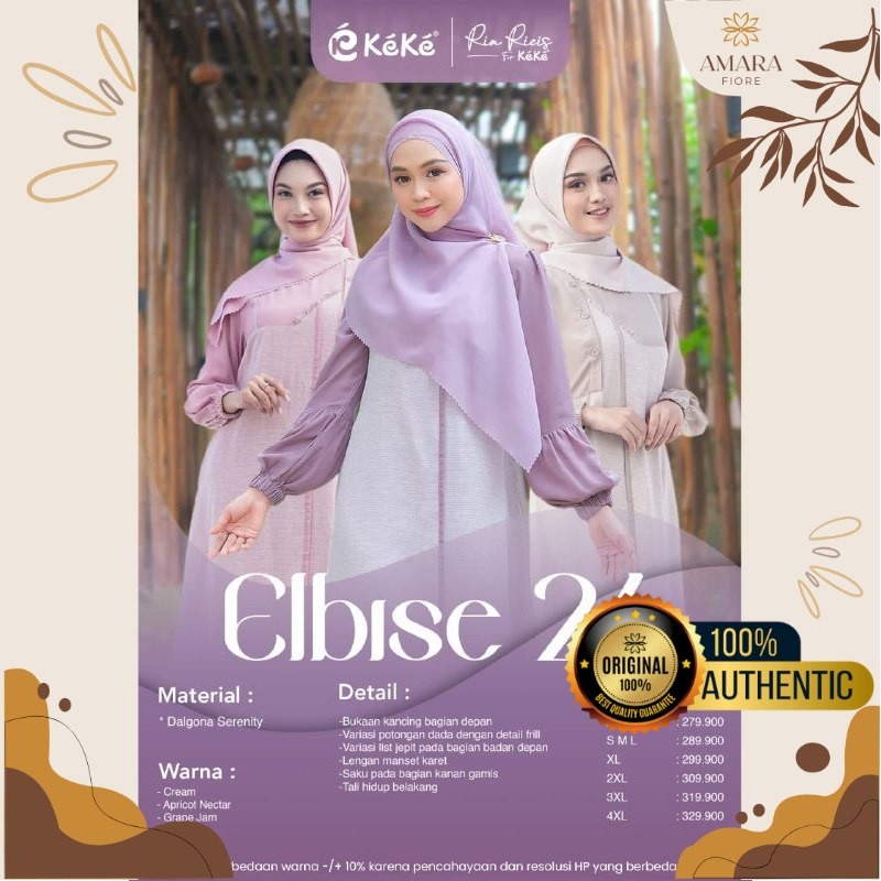 Jual Gamis Wanita Dewasa Premium Ria Ricis For Keke Elbise 24 Original ...