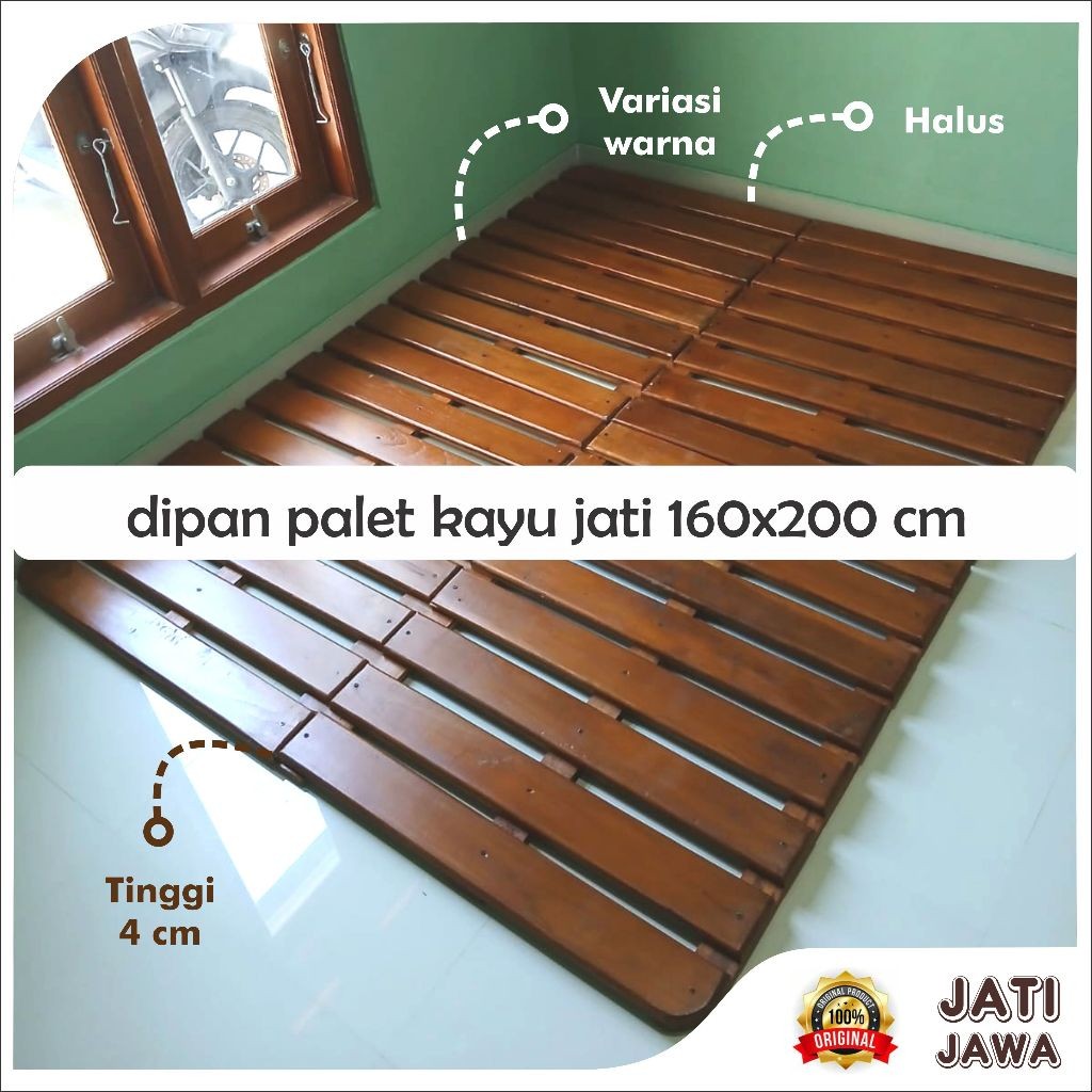 Jual Dipan Minimalis Pallet Alas Kasur Ukuran 160x200 cm Bahan Baku ...