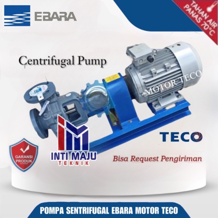 Jual Pompa Centrifugal EBARA 80x65 FSKA GP Motor TECO 11KW 15HP 380V 4P | Shopee Indonesia