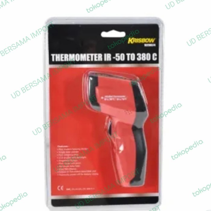 Jual termometer gun alat ukur suhu digital infrared ORIGINAL KRISBOW | Shopee Indonesia