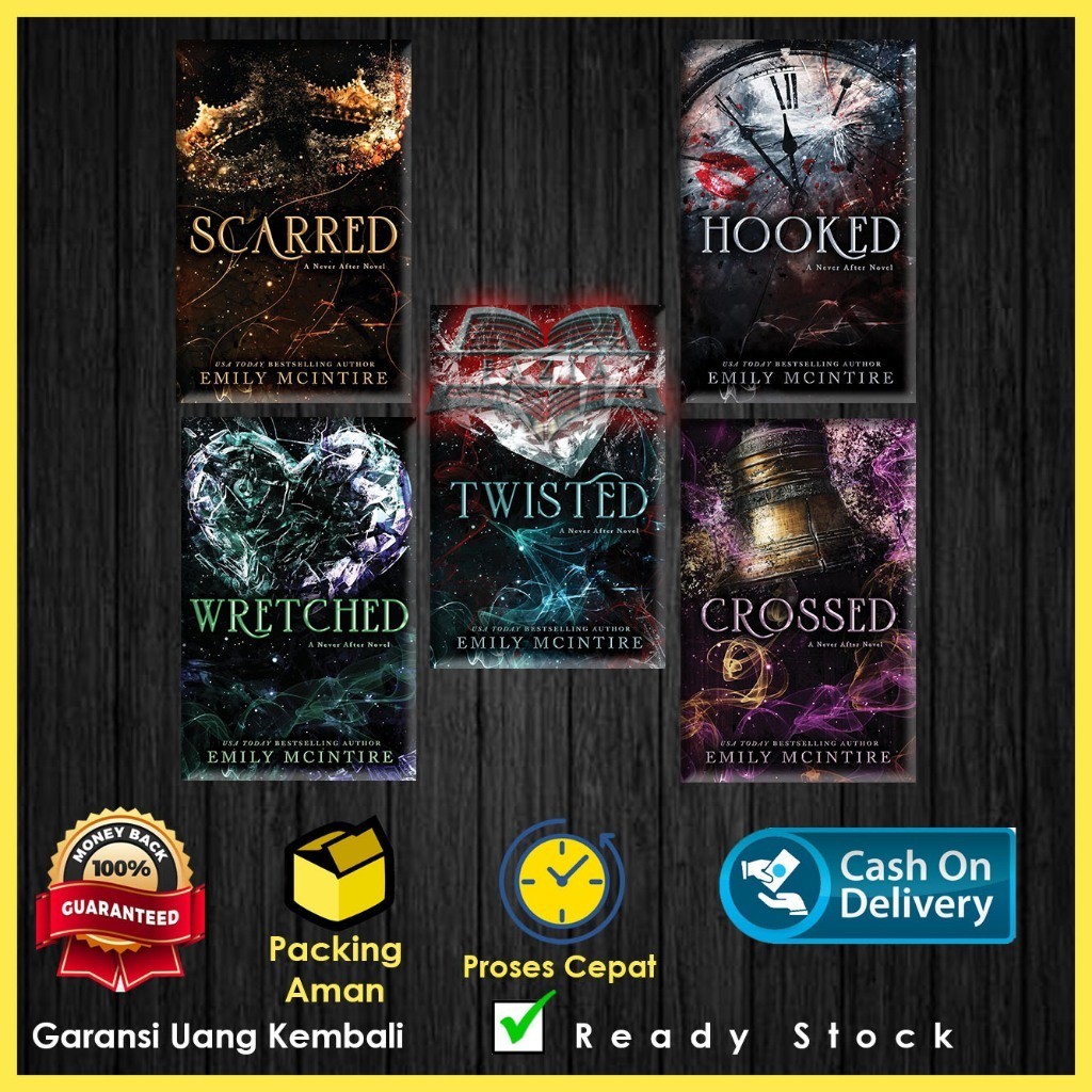 Jual Hooked | Scarred | Wretched | Twisted | Crossed by Emily McIntire ...