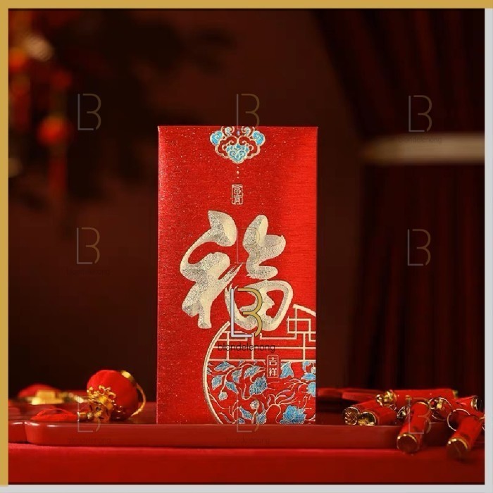 Jual Amplop Kertas Angpao Angpau Ampao Imlek Merah Netral Panjang Fuk Hoki - Motif 1 | Shopee ...