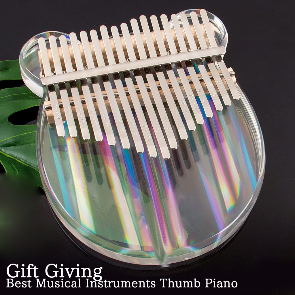 Jual Kalimba Professional Thumb Piano Chromatic Transparent Kalimba ...